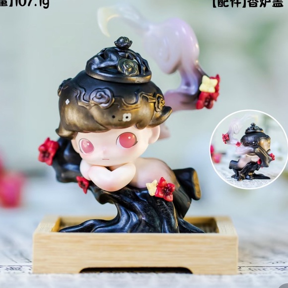 Other | Dimoo World Collectible Figurine Set Sandalwood Incense Burner ...